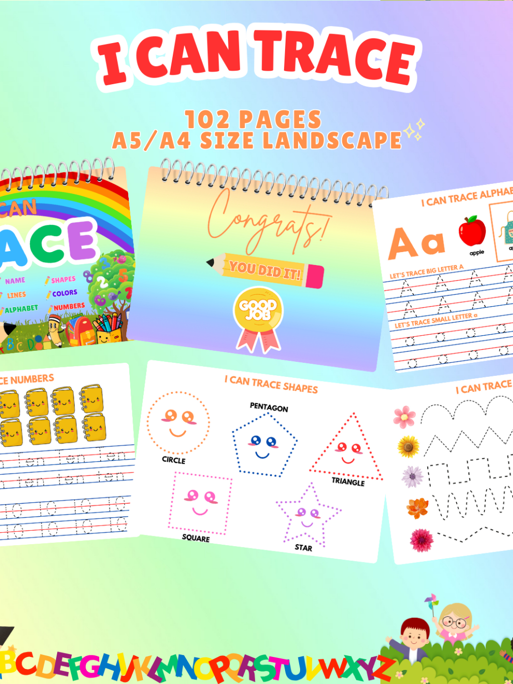 I Can Trace Learning Workbook | Shopee Philippines