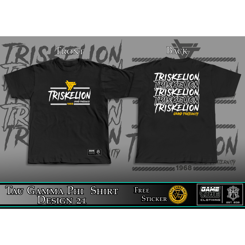 Tau Gamma Phi (DESIGN#21)with free Sticker ONLY DTF PRINT | Shopee ...