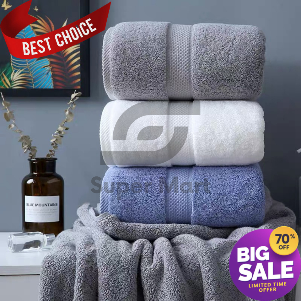 SM Luxury Premium High Quality 400gsm Cotton Bath Towel/ Tuwalya ...