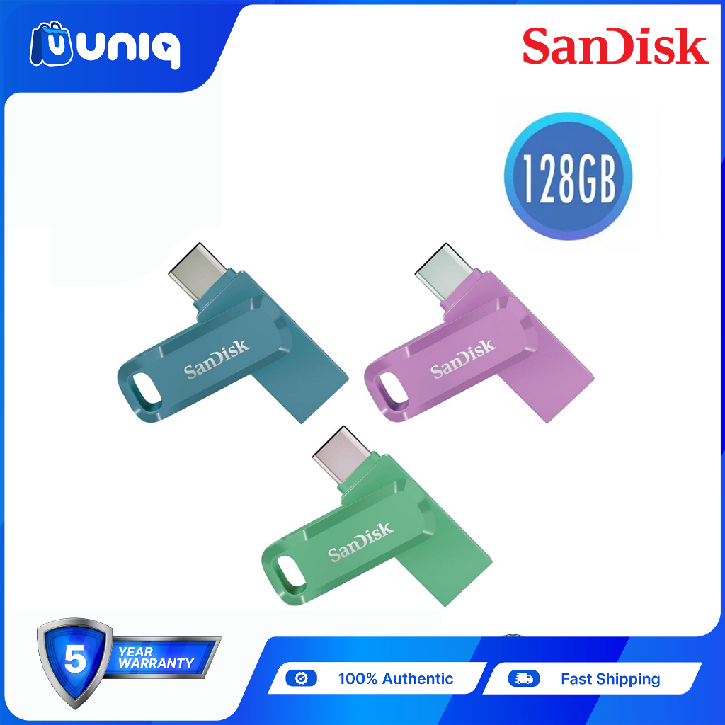 SanDisk Ultra Dual Drive Go 128GB SDDDC3 USB Type-C OTG (choose color ...
