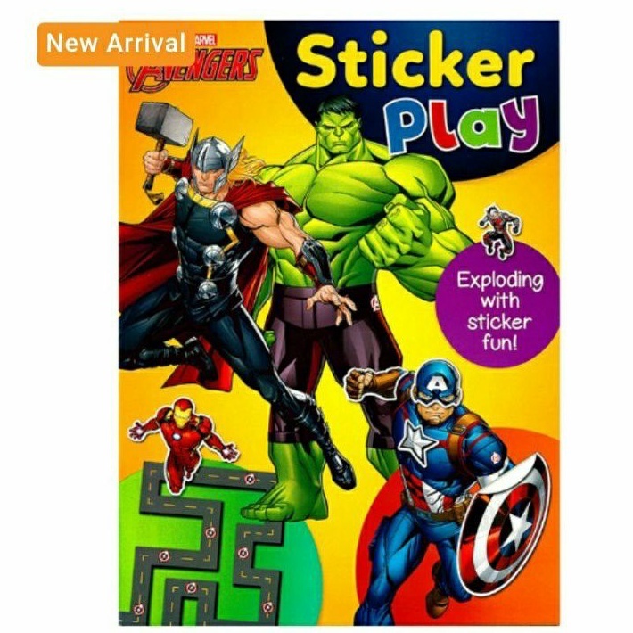 MARVEL STICKER PLAY-AVENGERS | Shopee Philippines