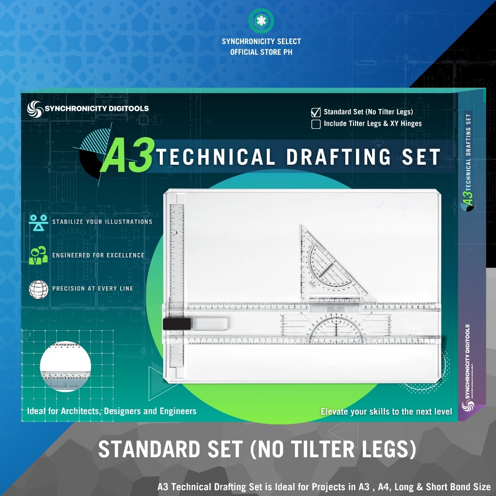 Synchronicity A3 Drawing Table Board | Technical Drafting Professional ...