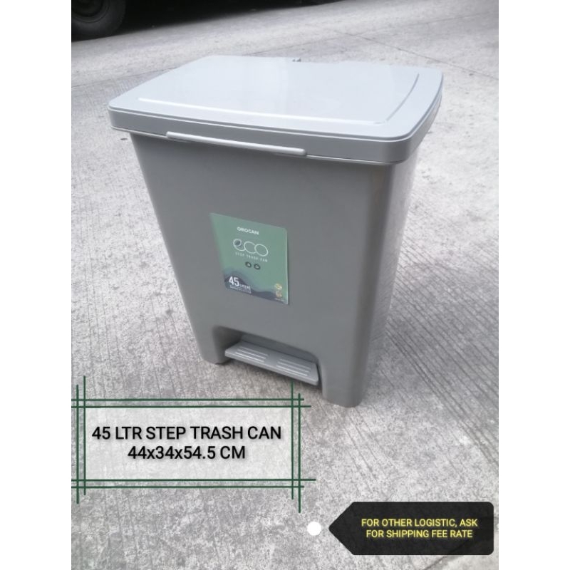 orocan step trash can pedal trash can basurahan 45 liter | Shopee ...