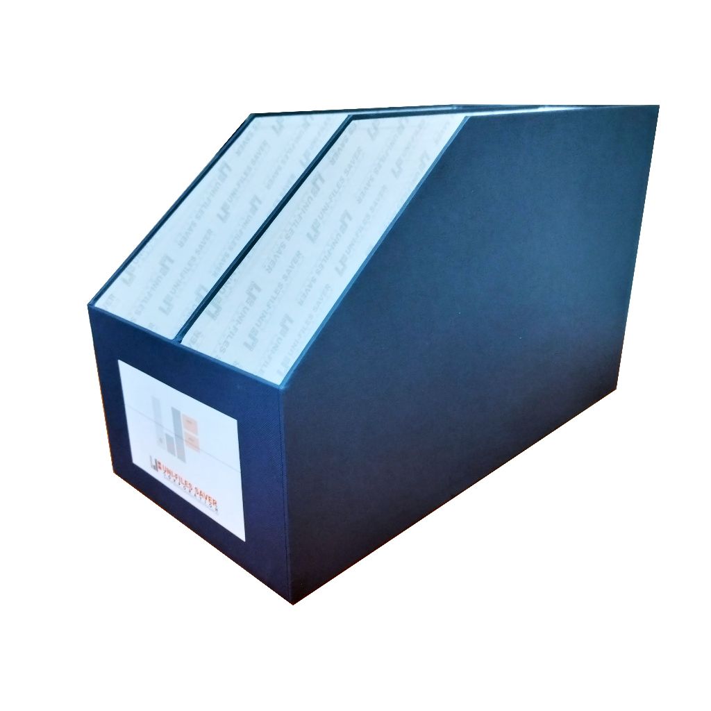 Magazine File Holder Double Navy Blue | Shopee Philippines