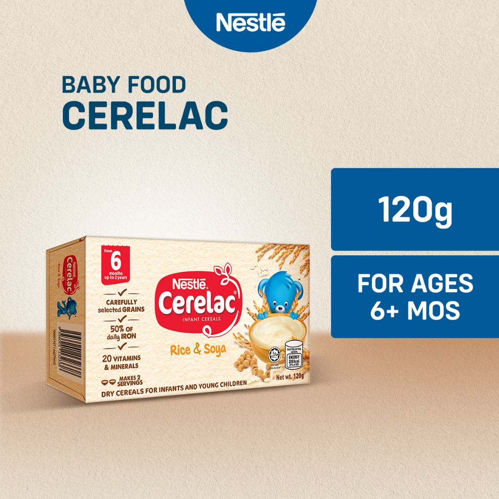 Cerelac Rice & Soya Infant Cereal 120g | Shopee Philippines