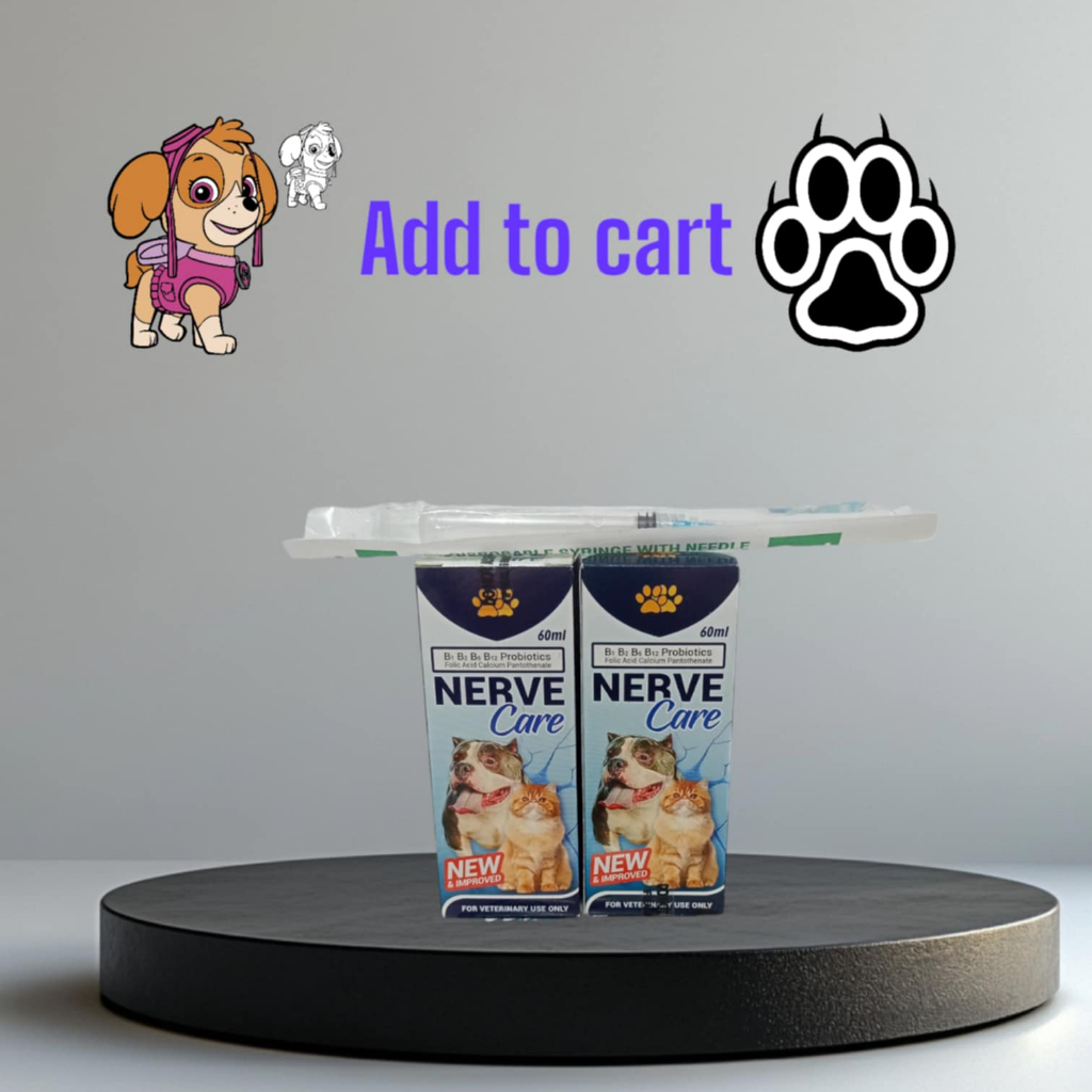 PETSMED NERVE CARE SYRUP - VITAMIN B-COMPLEX WITH PROBIOTICS FOR DOG ...
