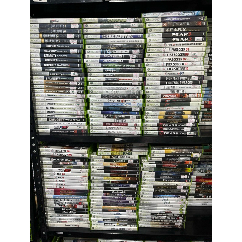 2nd Hand XBOX 360 Games PAL BATCH 5 | Shopee Philippines