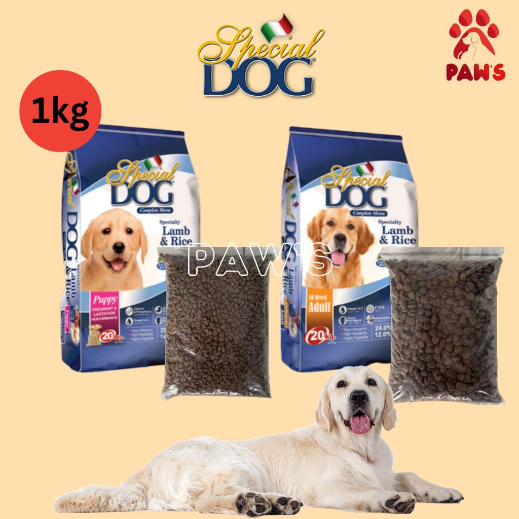 1KG Repacked Special Dog Adult and Puppy Dog Food PAW'S Ph | Shopee ...