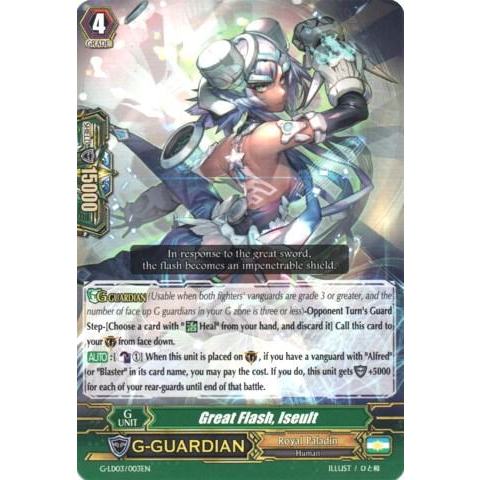 GREAT FLASH ISULT VANGUARD G LEGEND ROYAL PALADIN NON FOIL DECK BLASTER ...