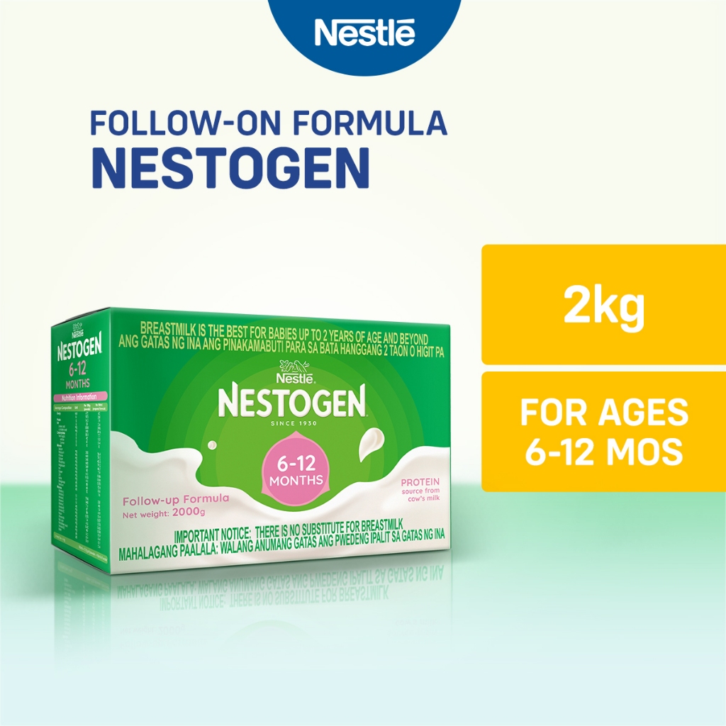 NESTOGEN 6-12 Months Follow-up Formula 2kg | Shopee Philippines