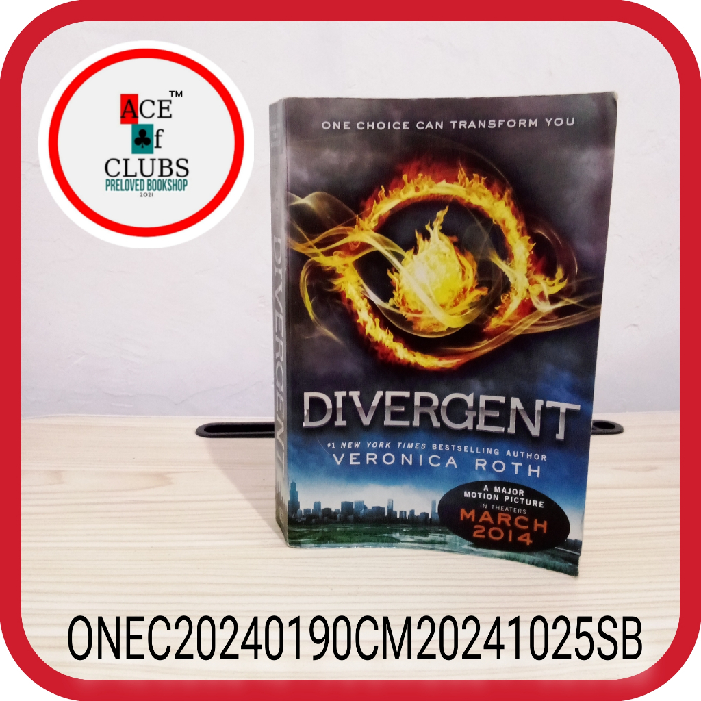 Divergent Novel by Veronica Roth (Preloved/Used) | Shopee Philippines