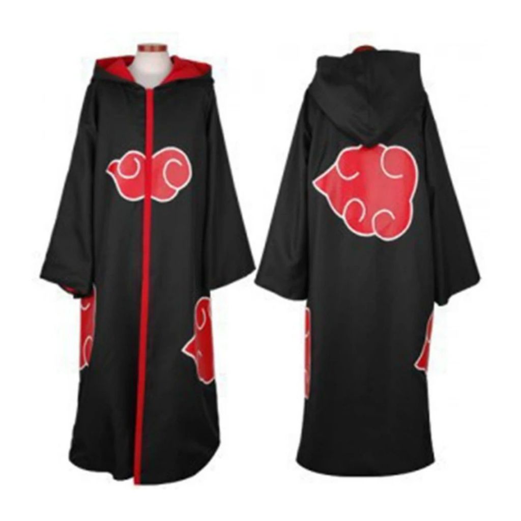 Naruto Costume Akatsuki Cloak Cosplay Sasuke Uchiha Cape Cosplay Itachi ...