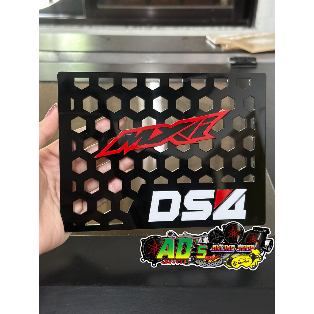 MXi • Radiator Cover • Acrylic • DS4 Style • Plug & Play • No Screw ...