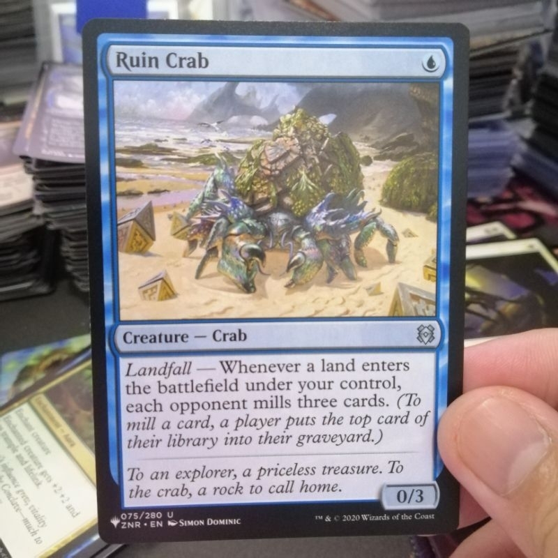 1 Ruin Crab ZNR MTG card magic the gathering | Shopee Philippines