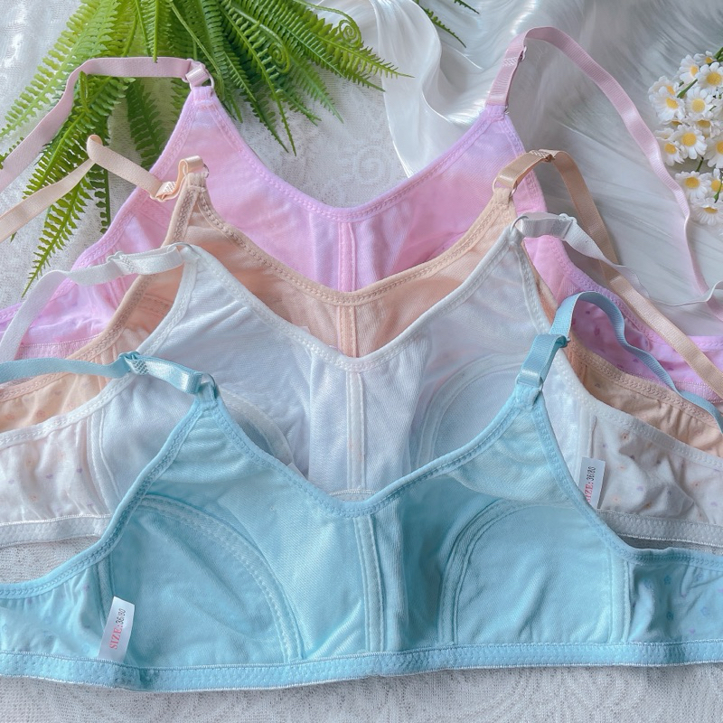 New (3pcs)Cotton kids baby bra for 8 10 11 12 years old pang girl ...