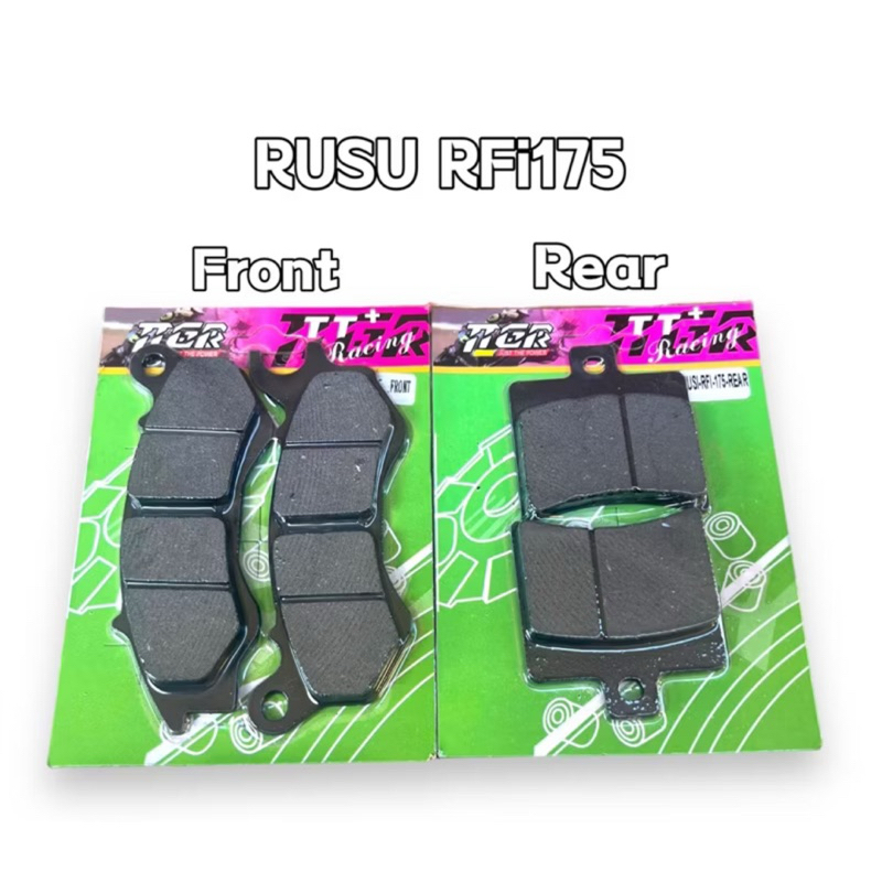 BRAKE PAD SET FOR RUSI RFI 175 (FRONT AND REAR) | Shopee Philippines