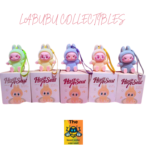 LABUBU POPMART DOLL SEATING CRAZE COLLECTIBLES 4 INCHES BIG | Shopee ...