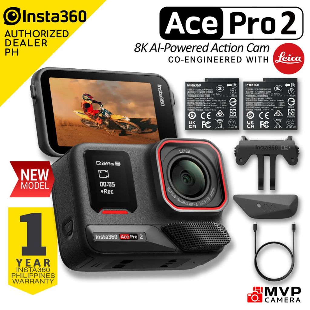 INSTA360 ACE PRO 2 NEW V2 8K AI Powered SALE V1 Action Camera 4K Flip ...