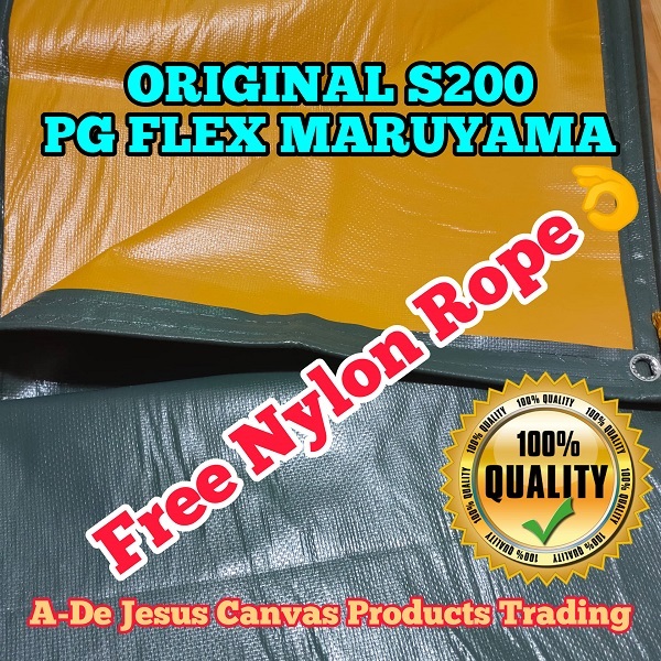 5x12 feet ORIGINAL MARUYAMA S200 LONA TRAPAL MAKAPAL WATERPROOF ...
