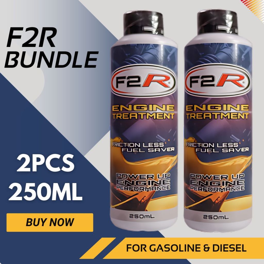 F2R Complete Engine Treatment 250ml (BUNDLE OF 2) for Gasoline & Diesel ...