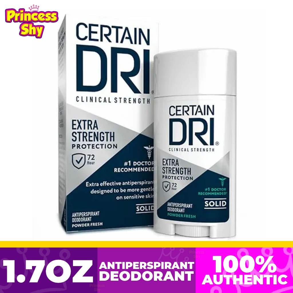 Certain Dri Extra Strength Clinical Antiperspirant Deodorant Powder ...