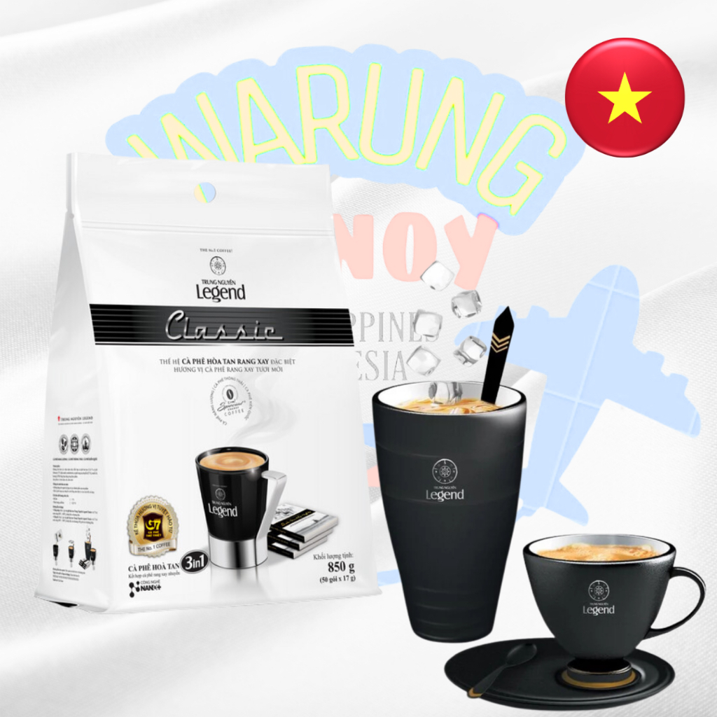 Legend Classic 3in1 Vietnam Coffee Sachet 17g Authentic Original ...