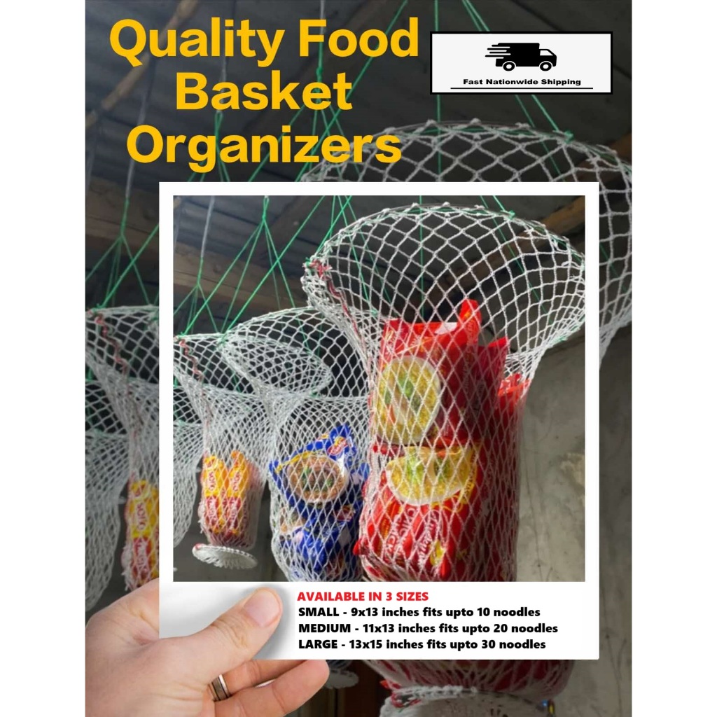 10 Pieces Quality Hanging Net Buslo Sari Sari Store Basket Organizer ...