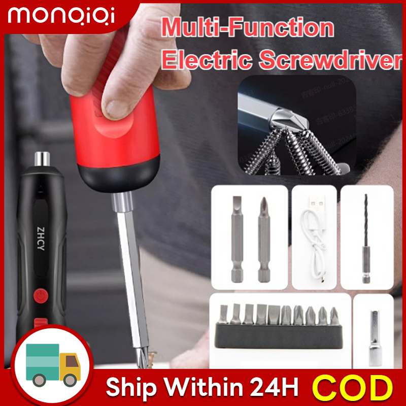 Mini Electric Screwdriver Cordless Screwdriver 12V DC Grinder Power ...
