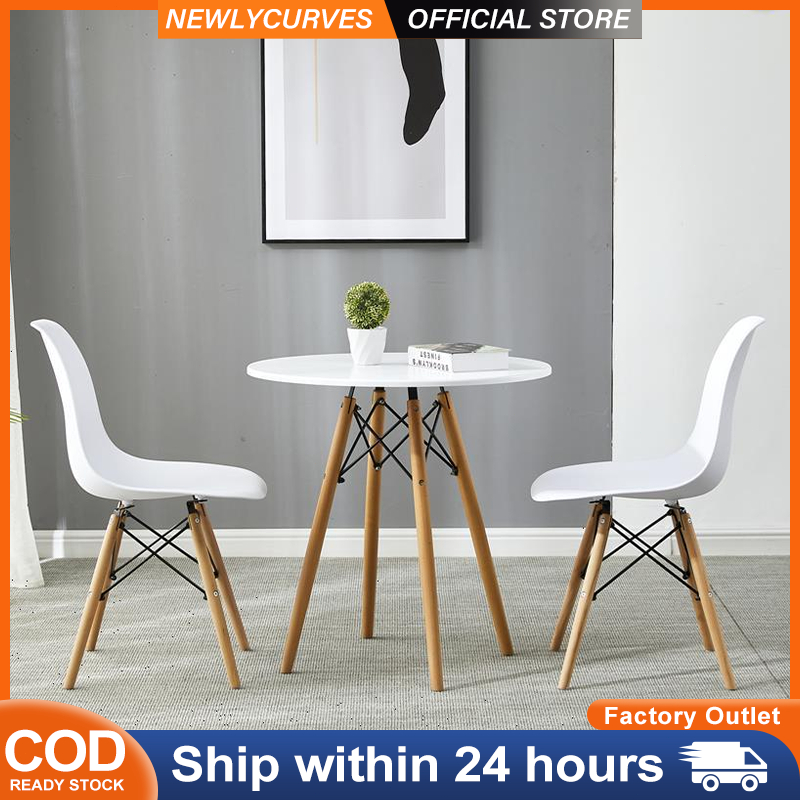 ⚡️COD⚡️Nordic Round Dining Table Modern Coffee Tea Table Small Circle ...