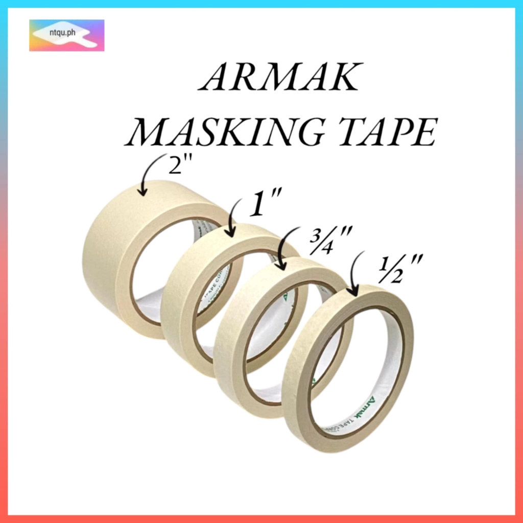 Armak Masking tape All Sizes | Shopee Philippines