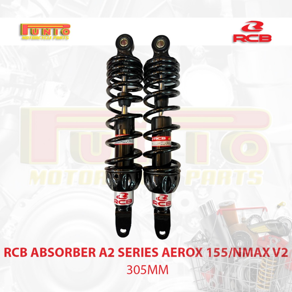 NEW! RCB Dual Absorber A2 series for Yamaha Aerox (V1/V2) and NMAX (V2 ...