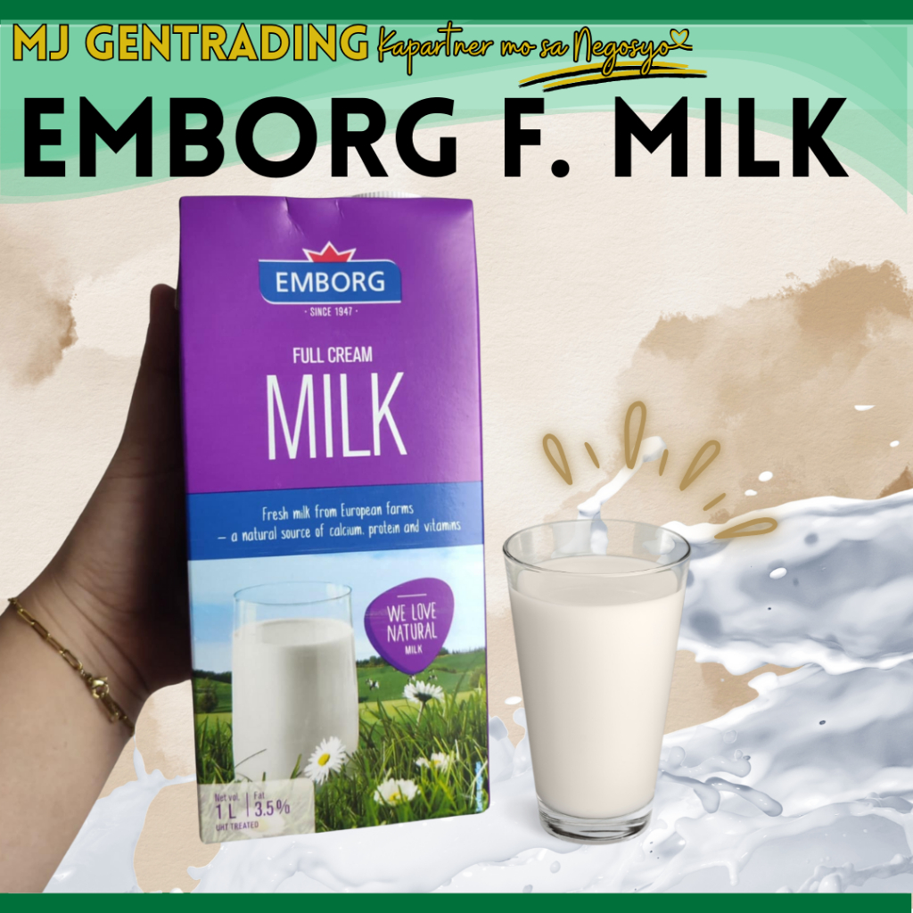 Emborg Arla, Jershey Jolly Barista Full Cream Milk 1Liter for Iced ...