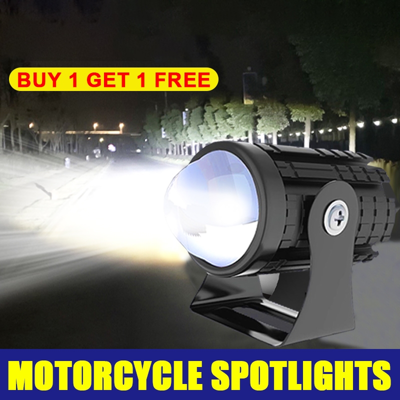 buy 1 get 1！motorcycle spotlights Headlight LED Spotlight Driving Light ...