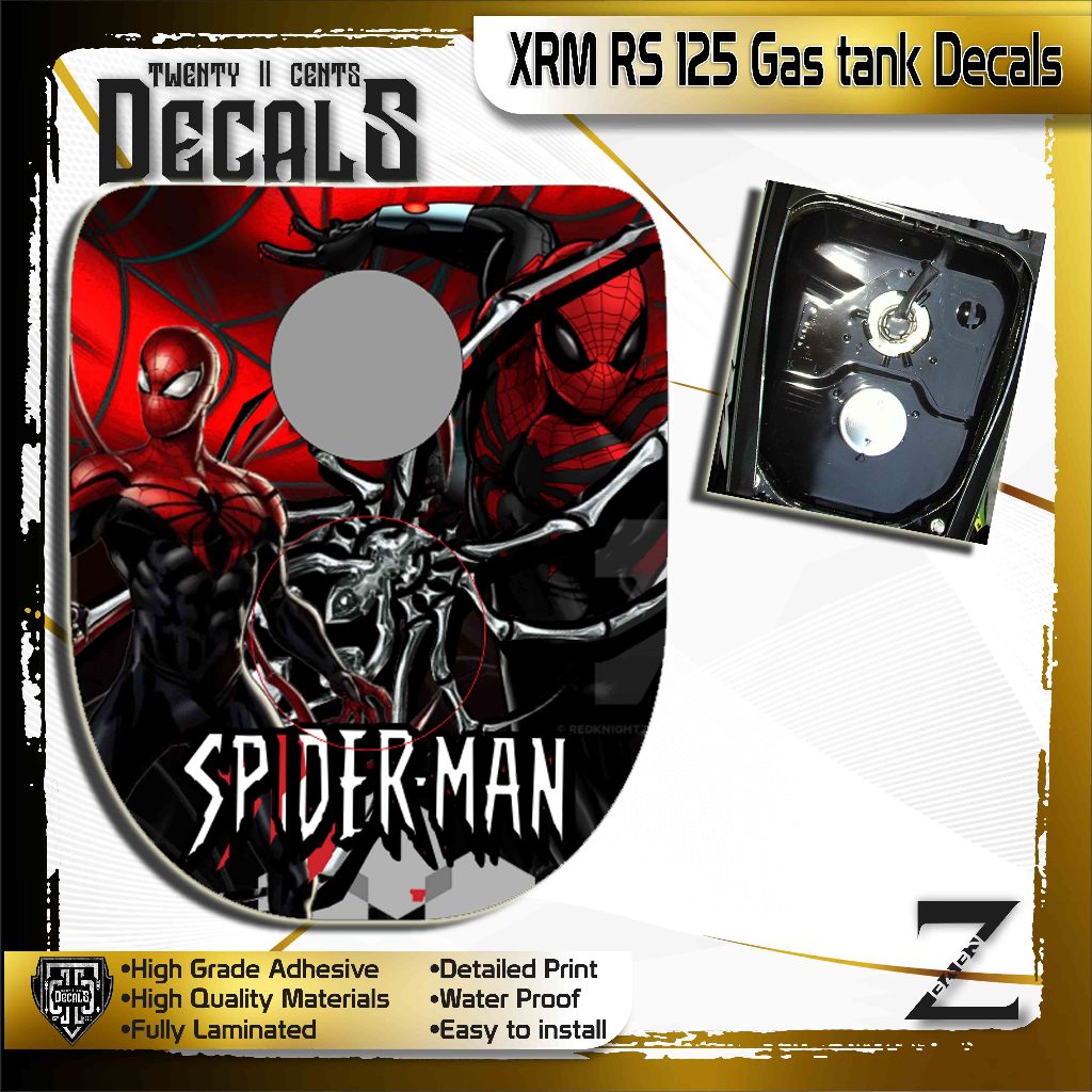 Honda XRM RS 125 Carb High-Quality Gas tank Decal Sticker | Shopee ...