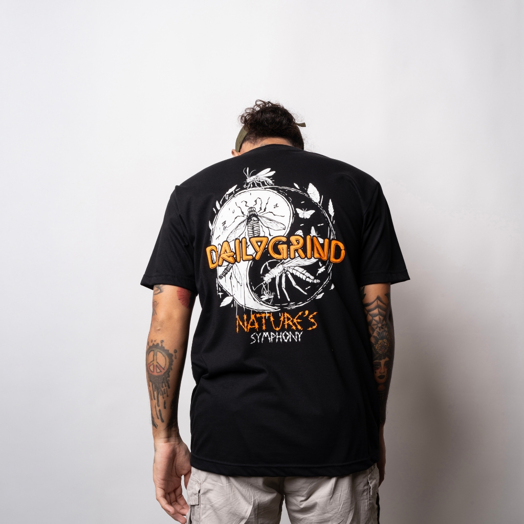 DAILY GRIND NATURES SYMPHONY TSHIRT BLACK | Shopee Philippines