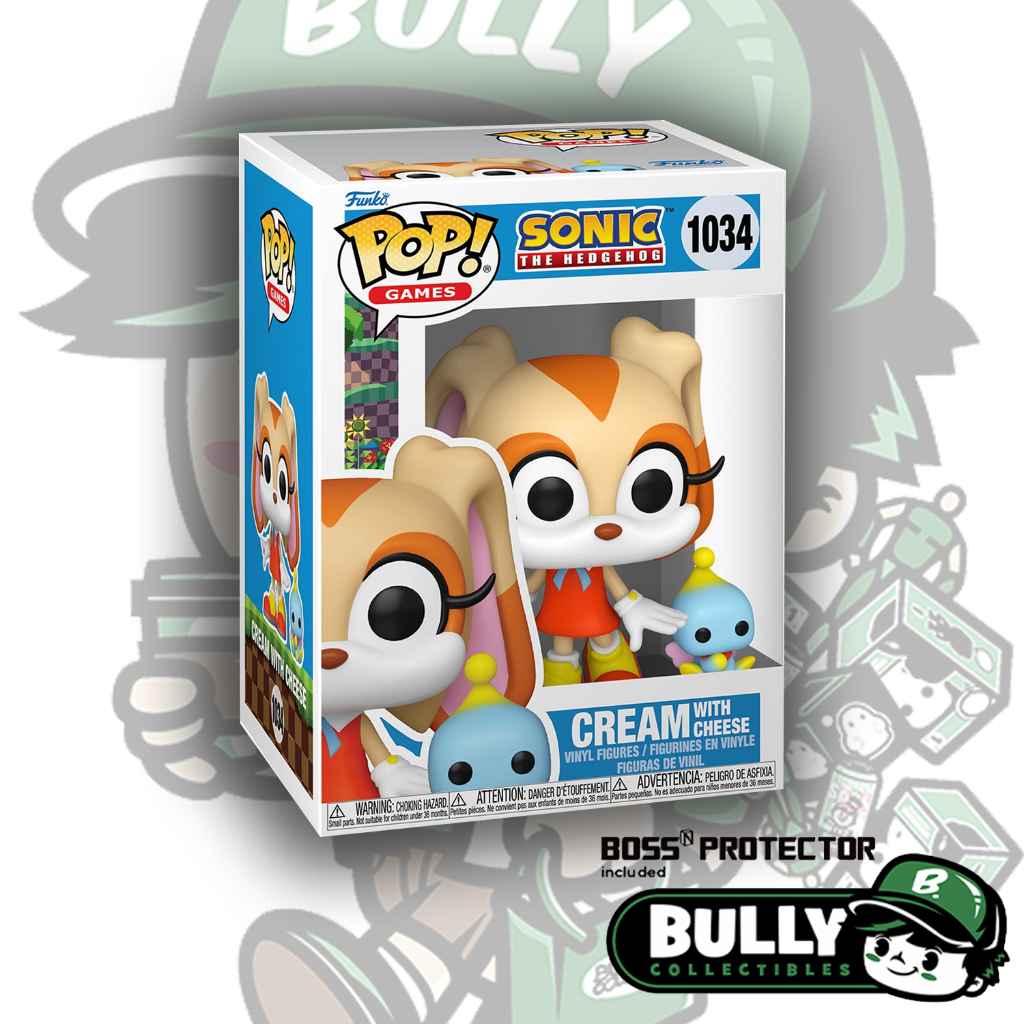 Funko POP! Games: Sonic The Hedgehog - Cream with Cheese 1034 With Boss ...