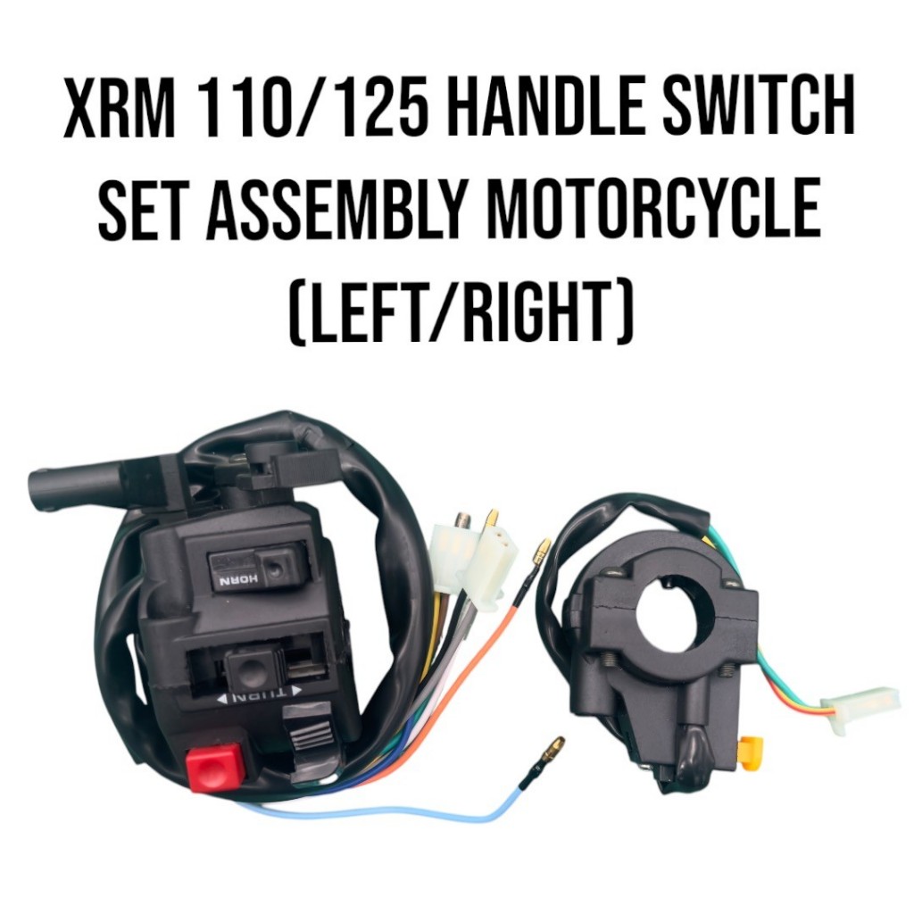 RCM HONDA-XRM 110/125 Handle Switch Set Assembly Motorcycle (Left/Right ...