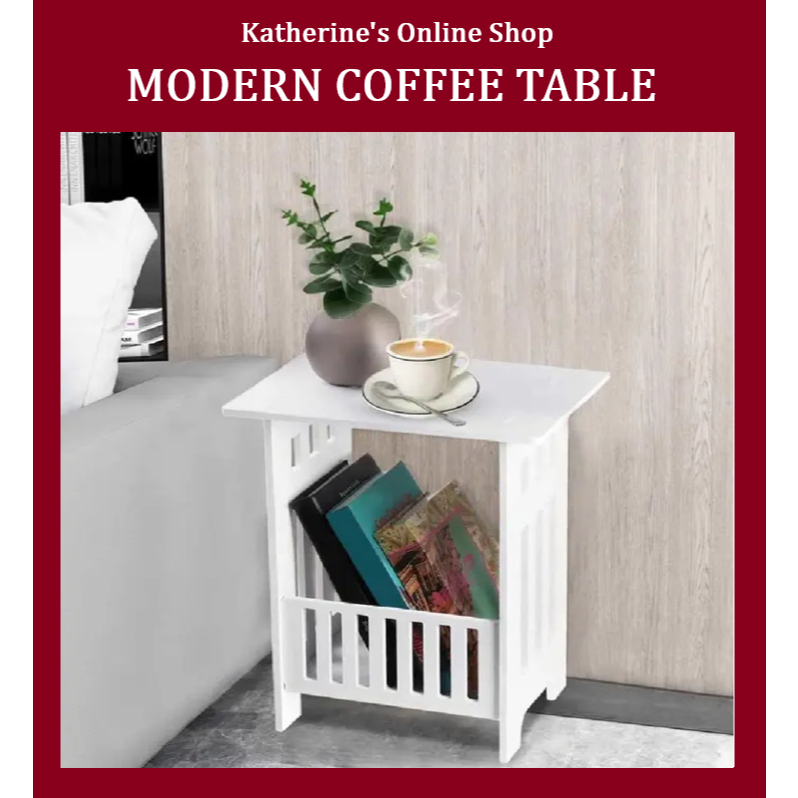 NEW COFFEE TABLE Modern Square coffee table bedside table | Shopee ...