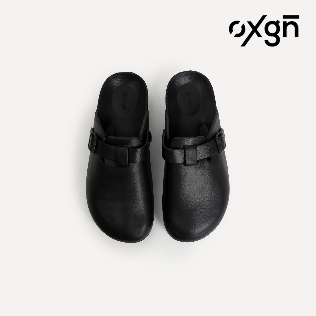 OXGN Clogs Slides For Men (Black/Thyme/Coffee) | Shopee Philippines