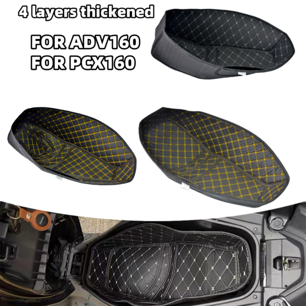 HONDA PCX/ADV 160 PREMIUM UBOX Seat COMPARTMENT Cover Leather Cover ...