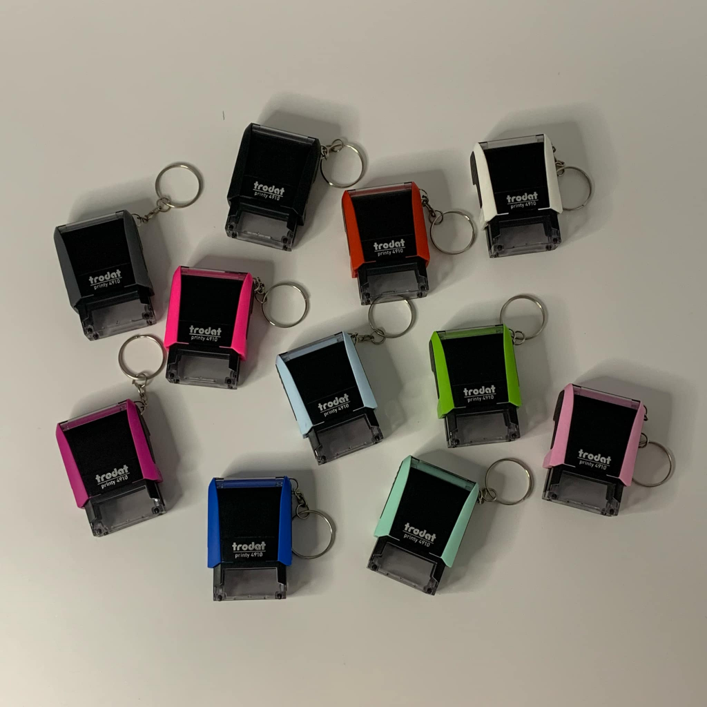 Trodat 4910 Personalized STAMP FREE NAME AND KEYCHAIN | Shopee Philippines