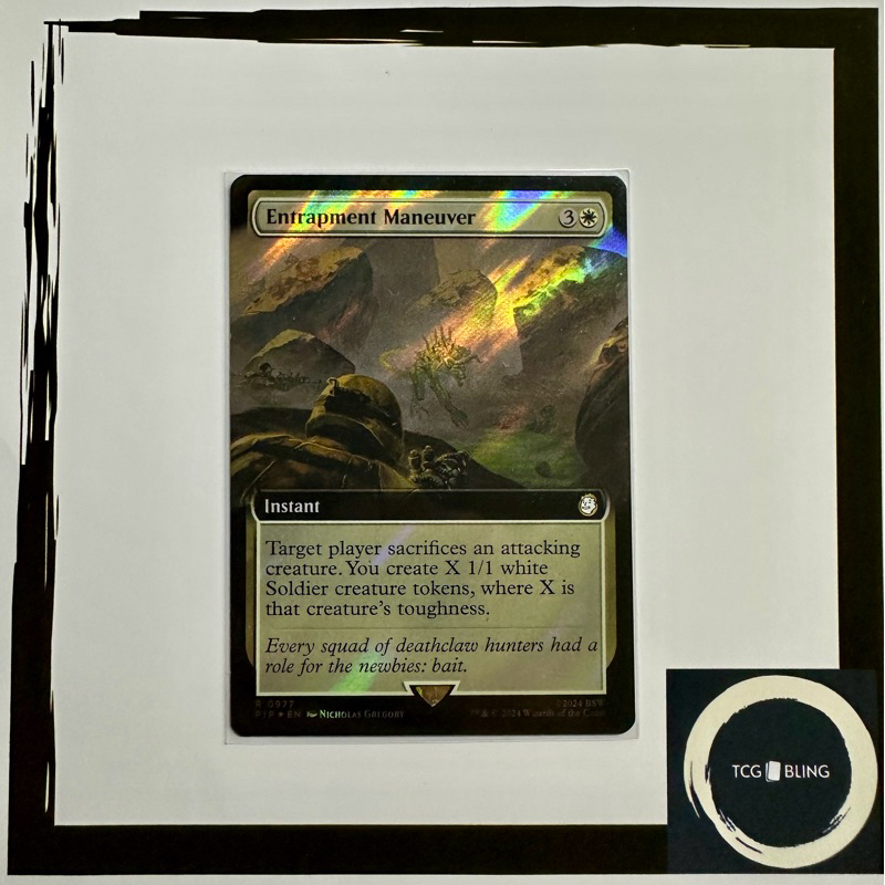 Entrapment Maneuver MTG - Universes Beyond: Fallout (Extended Art) SURGE FOIL | Shopee Philippines
