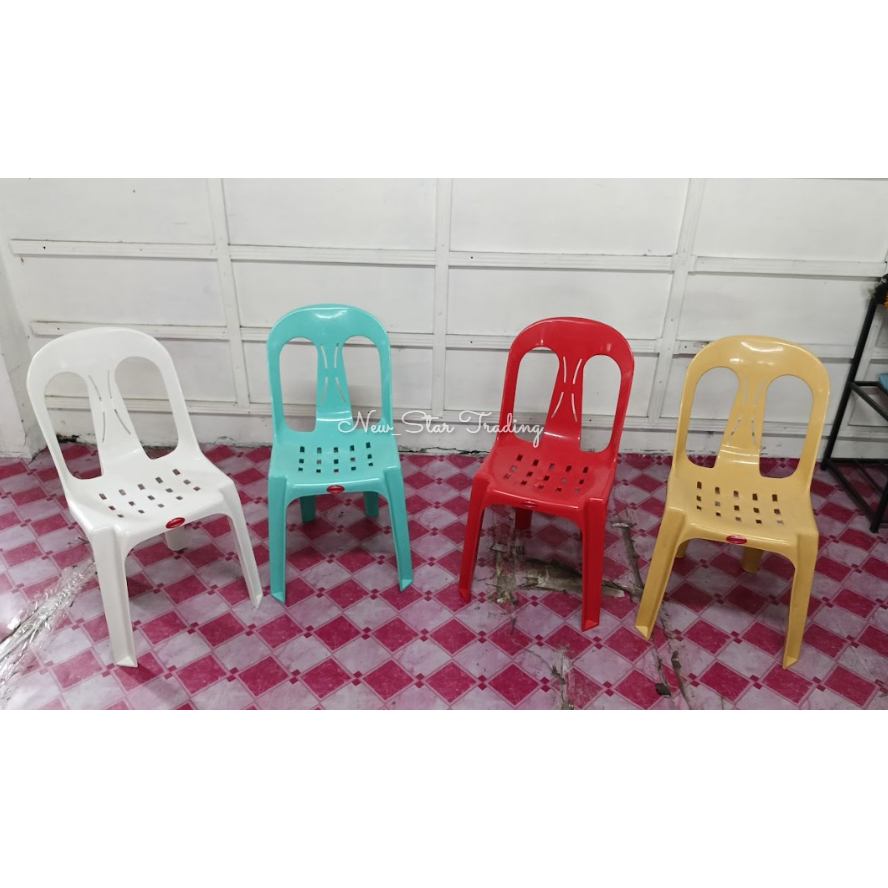 UNI-LUCKY PLASTIC MONOBLOCK CHAIR/UPUAN | Shopee Philippines