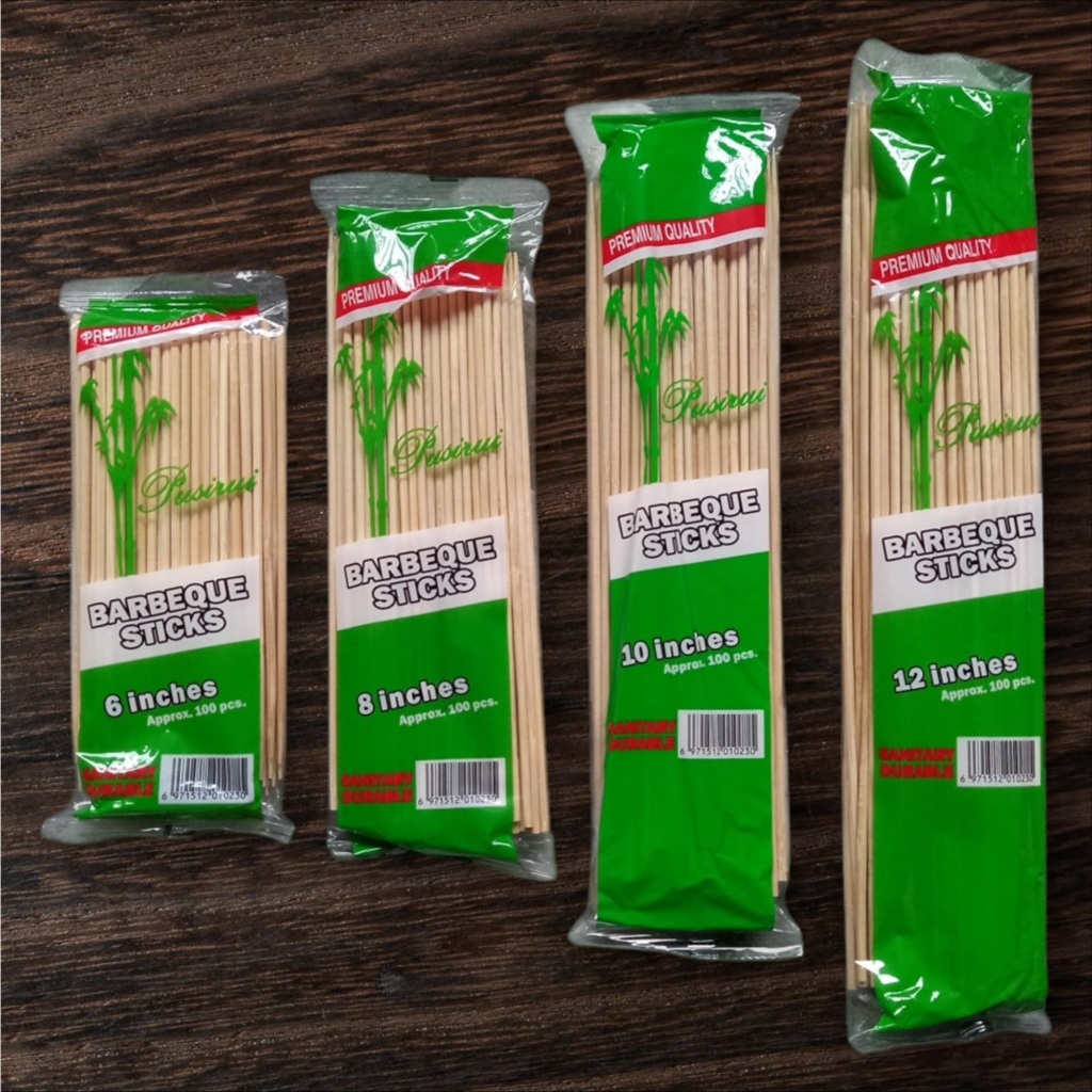 Premium Quality Barbeque Stick bamboo (100 pcs) | Shopee Philippines