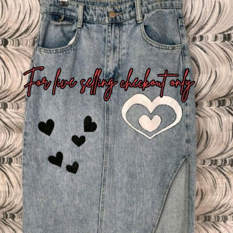 denim mini skirt cleancut, body fitted skort palda short | Shopee ...