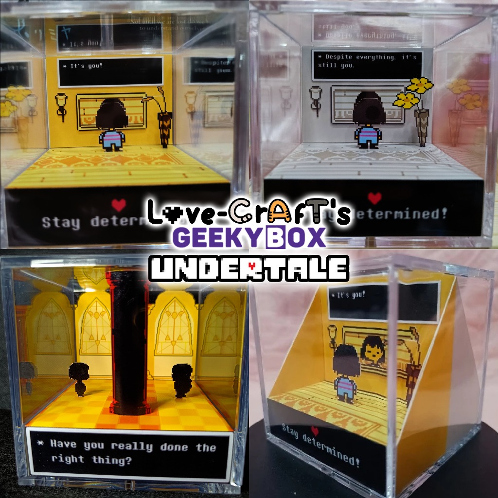 Love-CrAfT's GeekyBox - Undertale Diorama Cube - Personalized Figure in ...