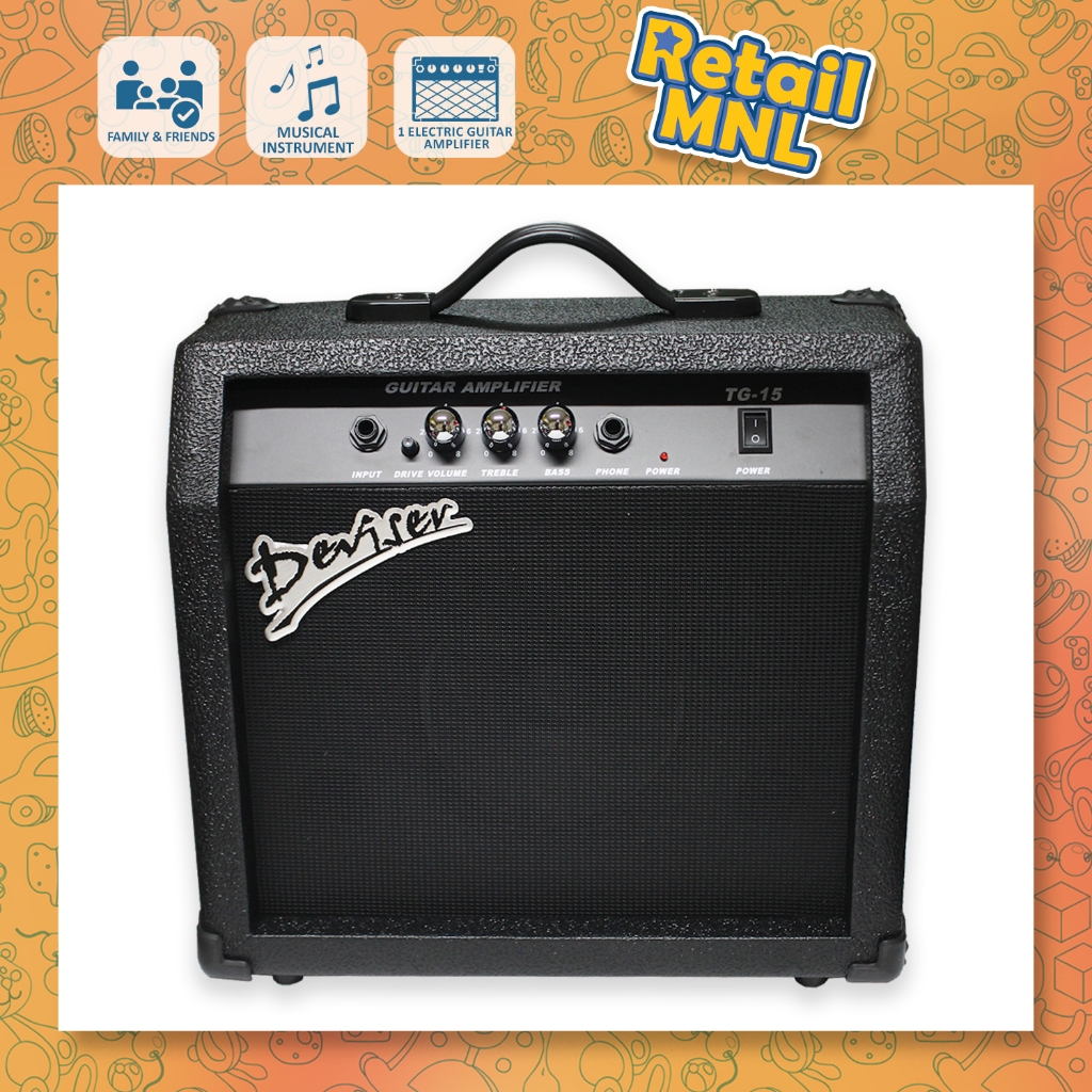Retailmnl RC MUSIC by Deviser TG-15 Electric Guitar Amplifier Speaker ...