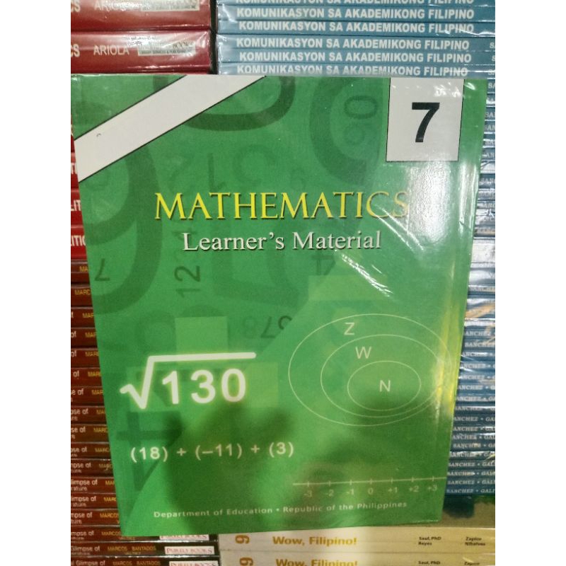 MATHEMATICS LEARNER'S MATERIAL ( GRADE 7 ) | Shopee Philippines