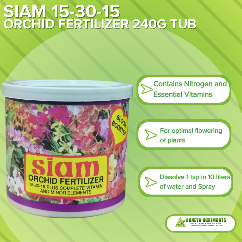 ARNETH SIAM BLOOM BOOSTER (15-30-15) SOLUBLE POWDER FOLIAR SPRAY FOR ...
