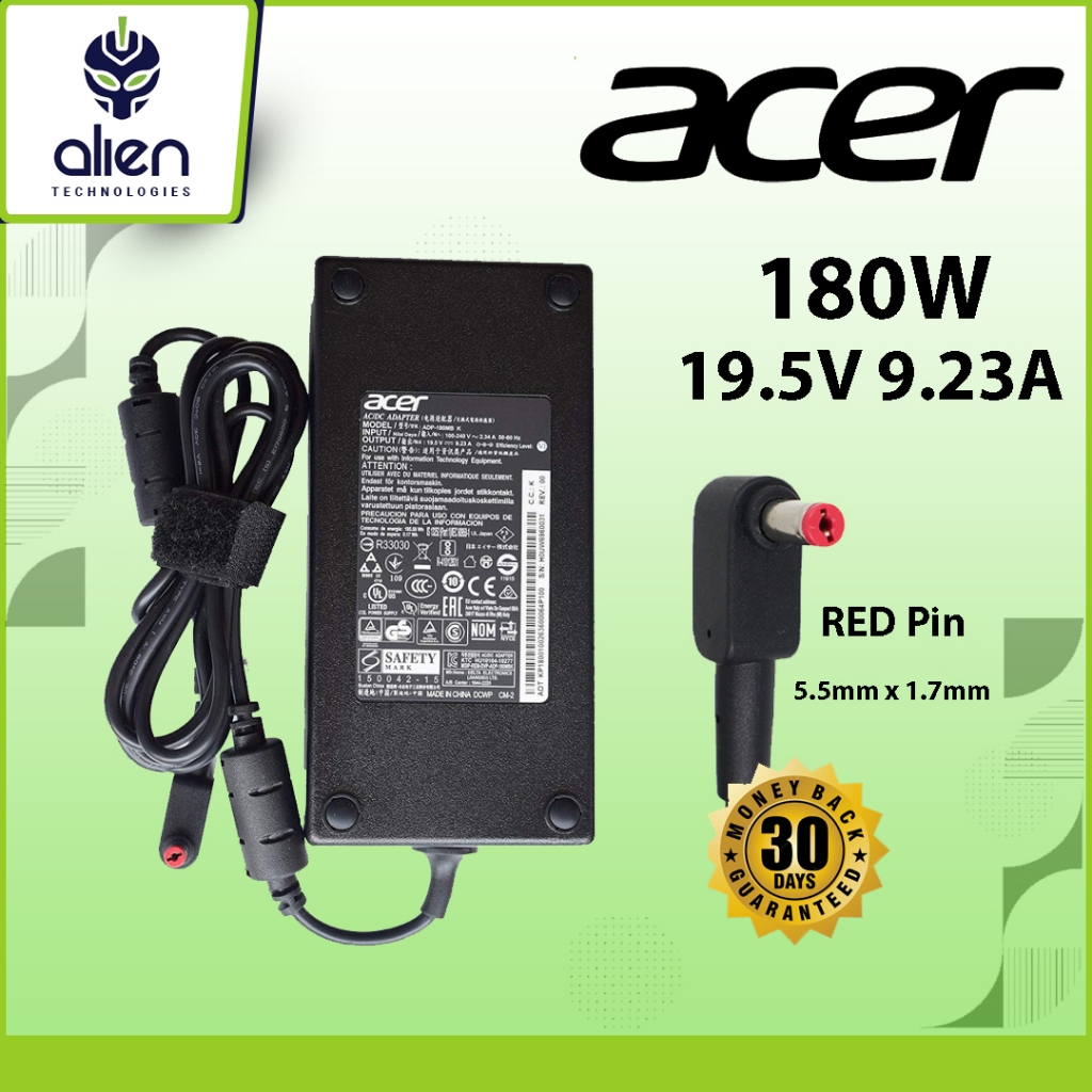180W Acer Laptop Charger 19.5V 9.23A A715-71G A715-72G A715-74 A717-71 A717-71G A717-72 A717-72G ...